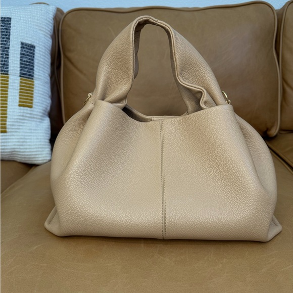 Polene | Bags | Polene Numro Neuf Textured Beige Handbag | Poshmark